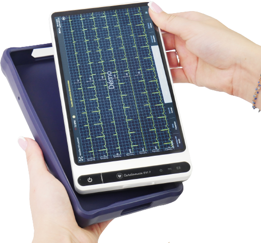 Electrocardiographe ECG Cardiomate EVI (12 pistes) avec interprétation ...
