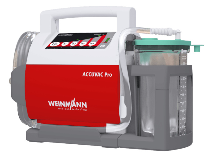 Aspirateur de mucosités Accuvac Pro (batterie) Weinmann