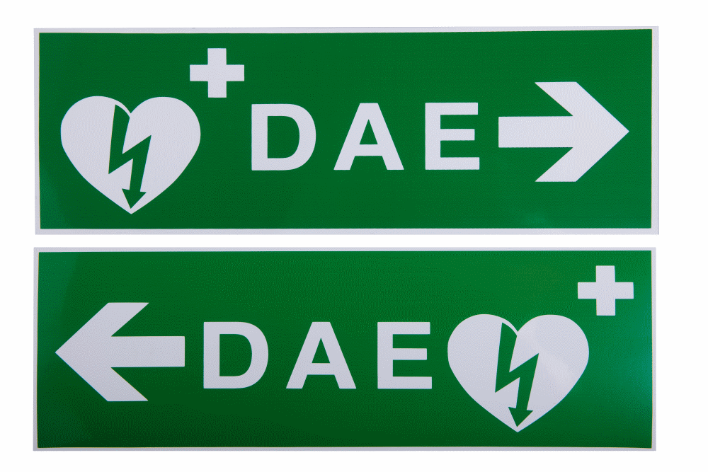 Signalétique DAE, PVC à 42,80