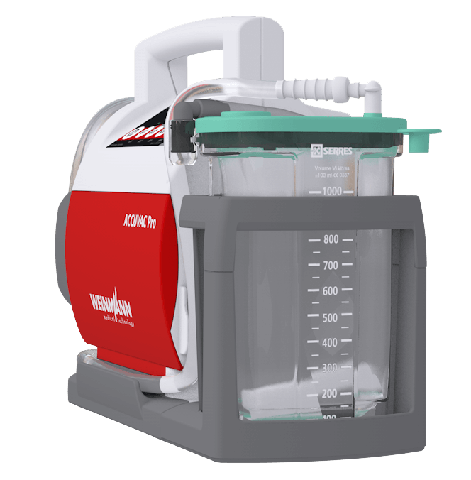 Aspirateur de mucosités Accuvac Pro (batterie) Weinmann