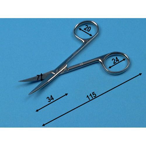 Ciseaux médicaux pointus courbés de marque Holtex à 6,56