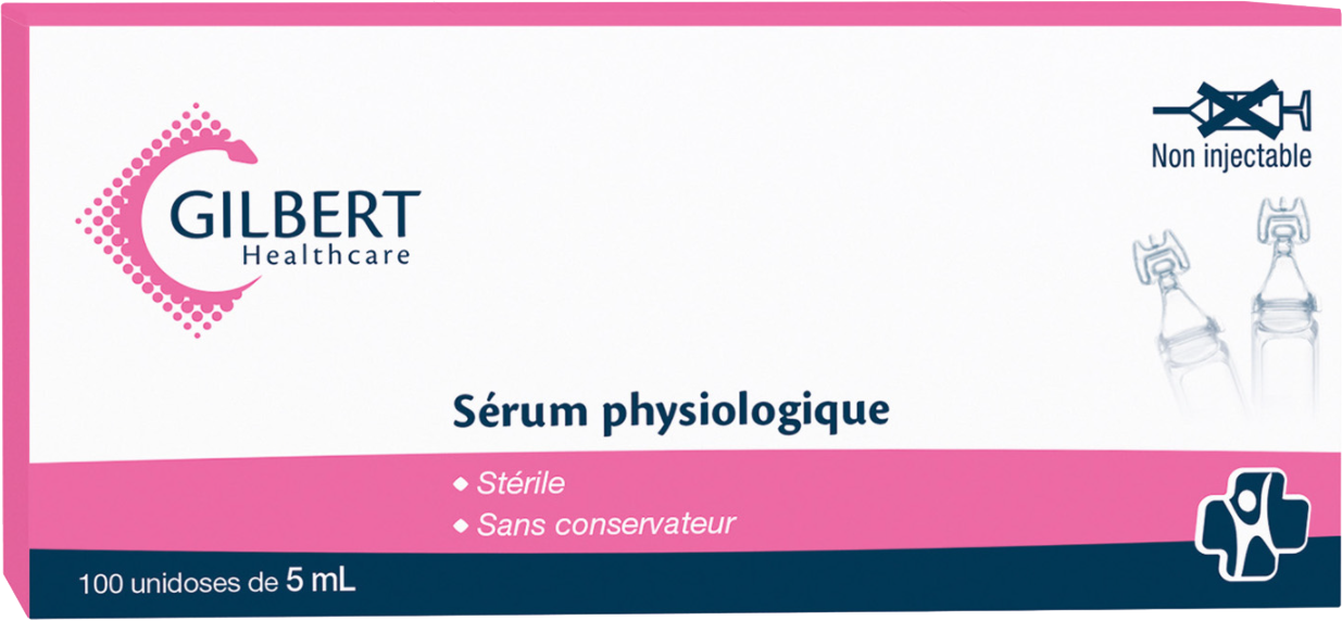 Sérum physiologique Laboratoires Gilbert