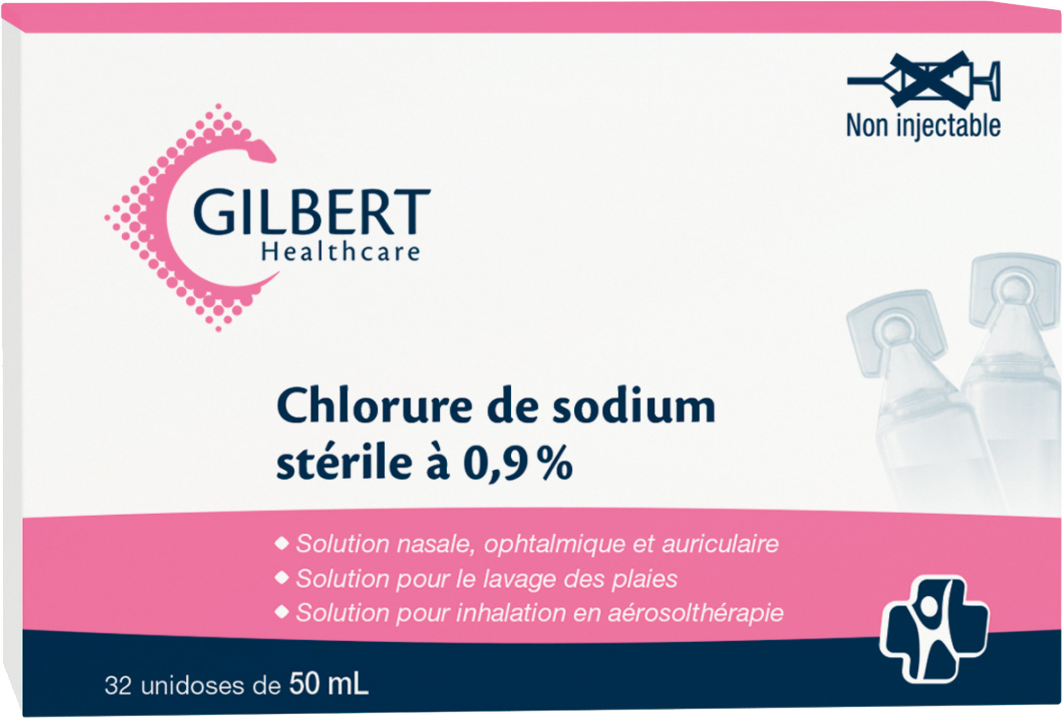 Sérum physiologique Laboratoires Gilbert
