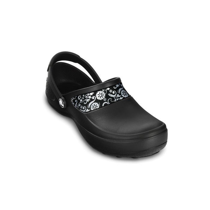 Sabots Crocs Mercy Work Black/Silver à 0,00