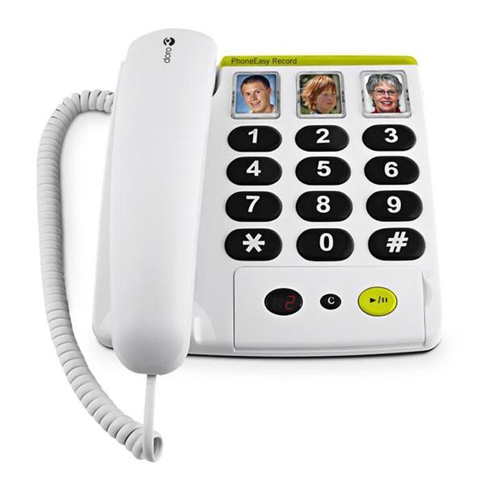 Téléphone Doro PhoneEasy record 327cr à 41,71