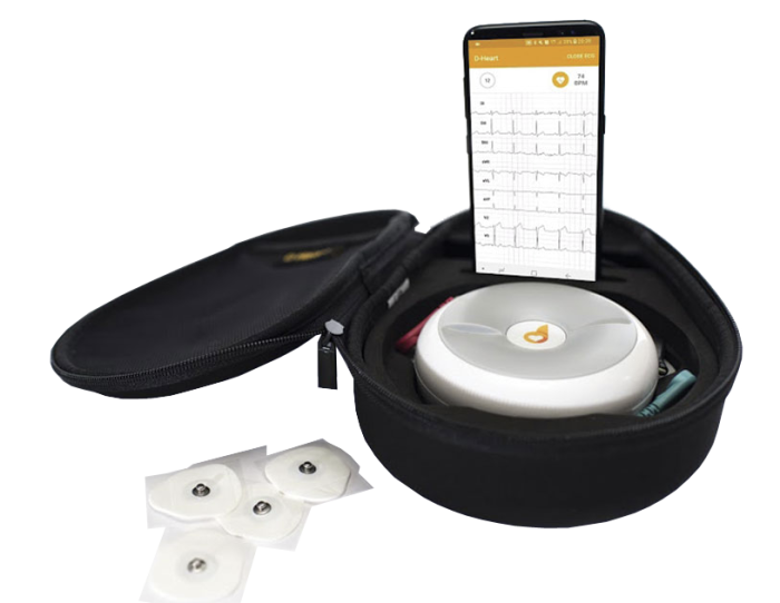 Electrocardiographe ECG portable D-Heart (8 / 12 pistes)