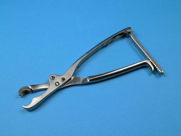 Davier Lambotte, droit, à crémaillère, 26 cm