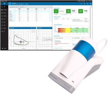 Spiromètre de diagnostic Vitalograph Pneumotrac avec logiciel Spirotrac