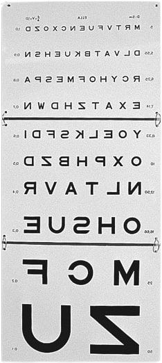 Test optométrique de Monoyer | Girodmedical