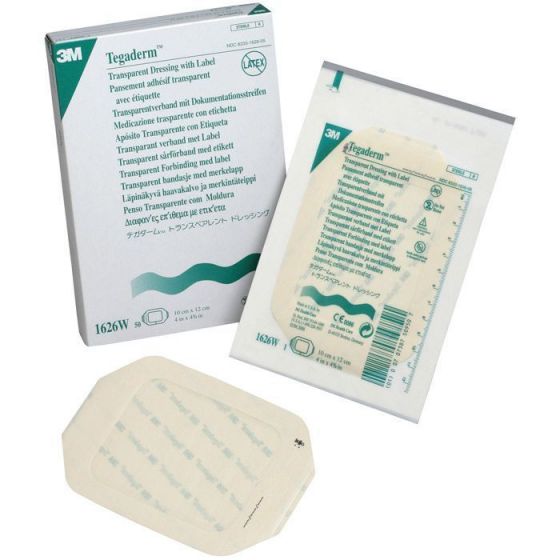 Pansements transparent 3M Tegaderm Film (6x7) à % dans Pansement
