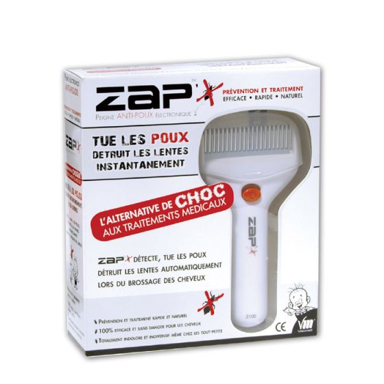 Peigne anti poux électronique ZAP X Z100 à 25,08 € | Matériel Médical