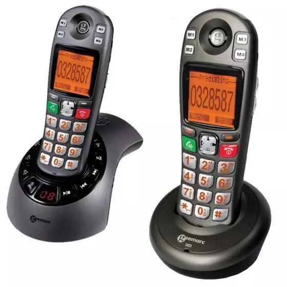 Téléphone Geemarc amplifié Amplidect 285 Pack Duo à 182,06
