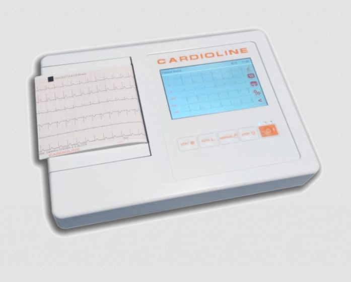 Pack ECG Cardioline 100L (3/6 pistes) avec interprétation + sacoche ...