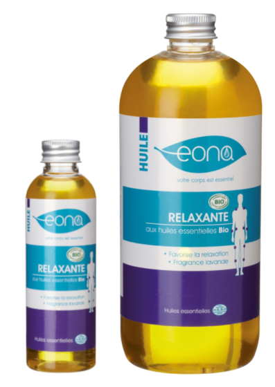 Huile de massage relaxante Bio Eona