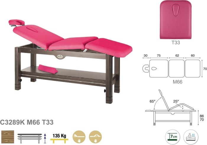 Table d'examen Ecopostural fixe 3 plans C3289 | Girodmedical